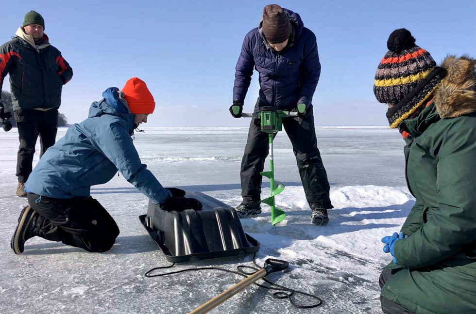The Lake in the Winter | Lake Maxinkuckee Environmental Fund